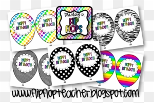 Free Template For Birthday Balloons, Just Add A Silly - Pixie Stick ...