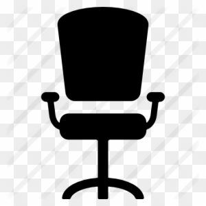 Square Back Office Chair Icon Transparent Png - Office Chair Clipart ...