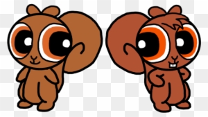 Powerpuff Squirrels By Supermurrio - Cartoon - Free Transparent PNG ...