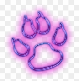 Neon Clipart Dog Paw - Neon Dog Transparent - Free Transparent PNG ...