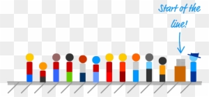 The Person Standing At The Front Of The Line Is The - The Person ...