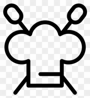 Chef Hat With Spoons Vector - Cooking - Free Transparent PNG Clipart ...