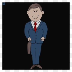 Suit Man Clipart Cartoon