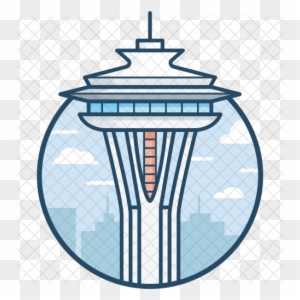 Space Needle Icon - Seattle Space Needle Icon - Free Transparent PNG ...