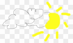 Sun And Rain - Illustration - Free Transparent PNG Clipart Images Download