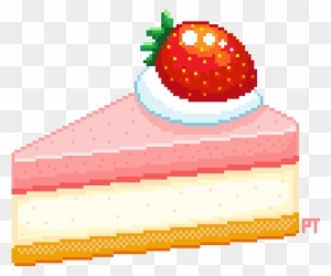 Pretty-transparents - Strawberry Cake Pixel Art - Free Transparent PNG ...