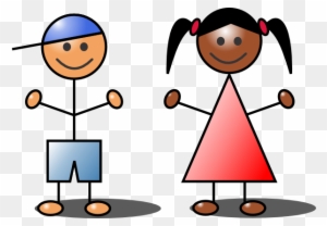 ***stick Kids*** - Children Cartoon - Free Transparent PNG Clipart ...