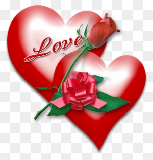 Red Roses, Hearts, Valentine, Romance - Rose - Free Transparent PNG ...