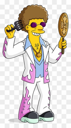 Disco Stu - Disco Stu Los Simpson - Free Transparent PNG Clipart Images ...