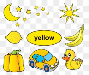 Yellow Things Clipart - Yellow Objects For Preschool - Free Transparent ...