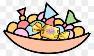Candy Clipart Bowl Candy - Transparent Candy Bowl Clipart - Free ...