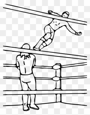 Pro Wrestling Standing Dropkick By Jpatterson - Pro Wrestling Clip Art ...