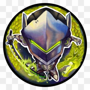 Genji Sticker By Perrichan - Emblem - Free Transparent PNG Clipart ...