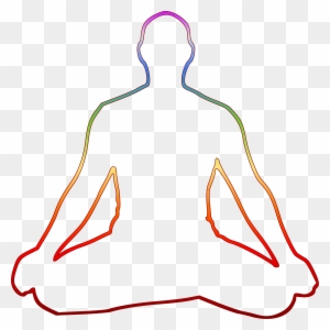 Meditation - Outline Of Person Meditating - Free Transparent PNG ...