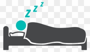 Illustration Of A Person Sleeping On A Bed - Sleep Png - Free ...