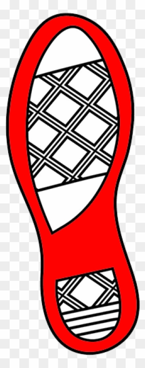 Red Shoes Rock Right Sole - Bottom Of Shoe Drawing - Free Transparent ...