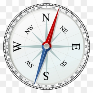 Vector Illustration Of Compass North Direction Indicator - North Map ...