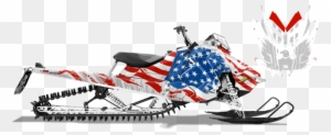 Buy / Customize - American Flag Snowmobile Wrap - Free Transparent PNG ...