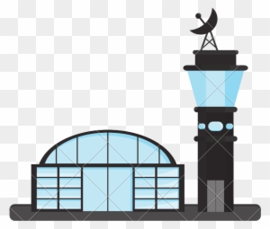 Blue Airport Building Travel Icon - Airport Icon - Free Transparent PNG ...