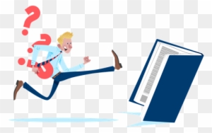 Young Man Running To Scriptures - Religious Text - Free Transparent PNG ...