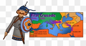 Crusades Map - Crusades In The Middle Ages - Free Transparent PNG ...