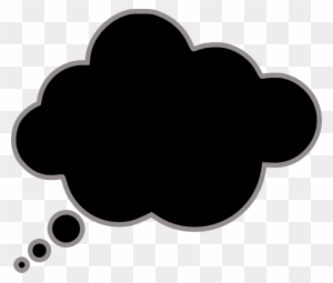 Grey Thought Bubble Clip Art - Portable Network Graphics - Free ...