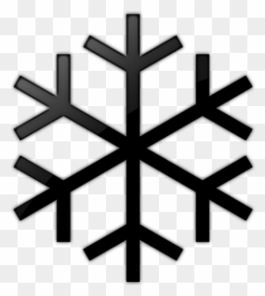 Snowflake Shape Cloud Clip Art - Snowflake Clipart Black And White ...