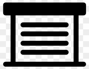 Garage Doors, Commercial Garage Door Installation & - Shutter Door Icon ...