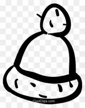 Winter Hat Royalty Free Vector Clip Art Illustration - Winter Hat Clip ...