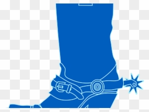 Footprint Clipart Cowboy Boot - Girl Cowboy Boots Clipart - Free ...