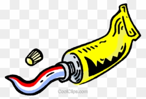 Toothpaste Royalty Free Vector Clip Art Illustration - Transparent ...