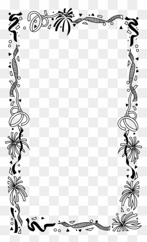 Clipart Frames And Borders Black And White, Transparent PNG Clipart ...