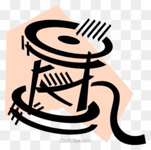 Spool Of Thread Royalty Free Vector Clip Art Illustration - Spool Of ...