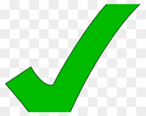 Green Tick Clipart Big Green - Green Checkmark Transparent Background ...