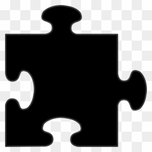 Black Puzzle Piece Png Clipart Jigsaw Puzzles Clip - Pieza De ...