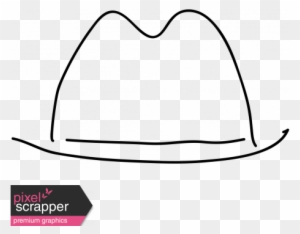 Dad Hat Outline - Dad Hat Outline - Free Transparent PNG Clipart Images ...