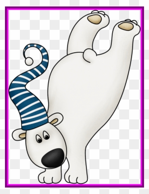Cute Winter Polar Bear Clip Art - Polar Bear Clip Art - Free ...