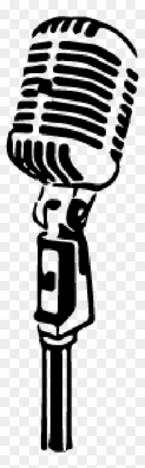 Microphone Clipart Antique - Retro Microphone Png - Free Transparent ...