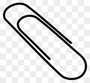 Paperclip Black - Black Paper Clip Vector - Free Transparent PNG ...