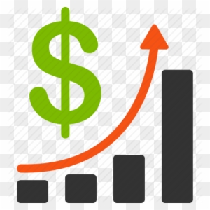 Download Financial Growth Chart Clipart Chart Sales - Money Bag Black ...