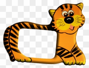 Scrapbooking Clipart Tiger Picture Frames Clip Art - Sticker - Free ...