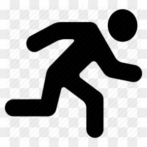 Ftestickers People Running Icon - People Running Away Clipart - Free ...