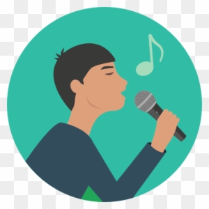 Concert Clipart Music Man - Man Singer Cartoon Png - Free Transparent ...