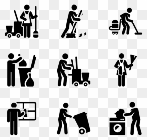 Cleaning Services, Hotel Maid, Housekeeping Icon - Icon - Free ...