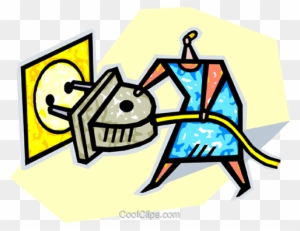 Electrical Plug Royalty Free Vector Clip Art Illustration - Use ...