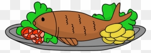 Fried Fish Food Frying Drawing - Fried Fish Cartoon Png - Free ...