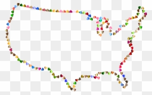 United States U - United States Map Heart - Free Transparent PNG ...