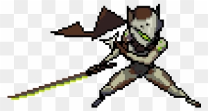 Made The Pixel Genji Sprite In Minecraft - Art Of Overwatch By Blizzard ...