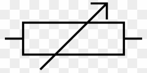 Variable - Clipart - Linear Resistor Symbol - Free Transparent PNG ...