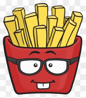 Emoji Fast Food French - Cartoon French Fry - Free Transparent PNG ...